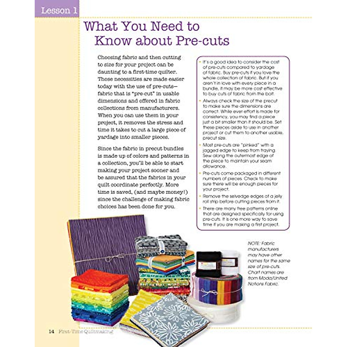 First-Time Quiltmaking, Second Edition, Revised & Expanded: Learning to Quilt in Six Easy Lessons (Landauer) 7 Simple Projects and Easy-to-Follow, Clearly Illustrated Instructions for Beginners