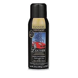 CRC 40144 Tannery Vintage Leather Cleaner and Conditioner, 10 Wt Oz