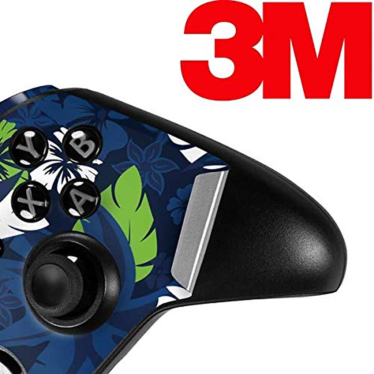 Skinit Decal Gaming Skin compatible with Xbox One Elite Controller - Officially Licensed NFL Seattle Seahawks Tropical Print Design