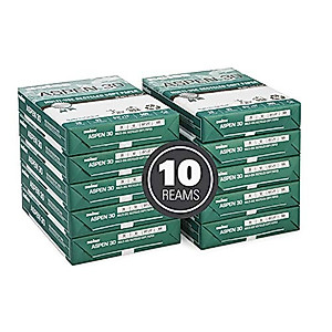 Boise Paper 30% Recycled Multi-Use Copy Paper, 8.5" x 11" Letter, 92 Bright White, 20 lb, 10 Ream Carton (5,000 Sheets)