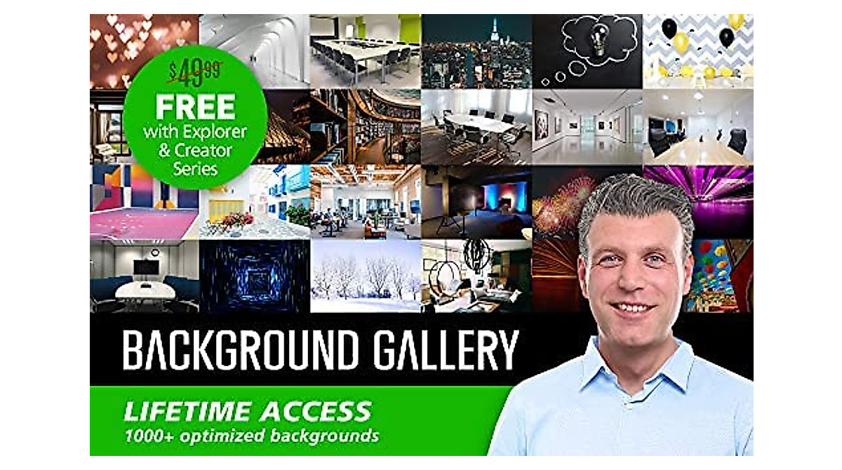 Valera Explorer Green Screen with Stand - Portable Chroma Key Panel ...