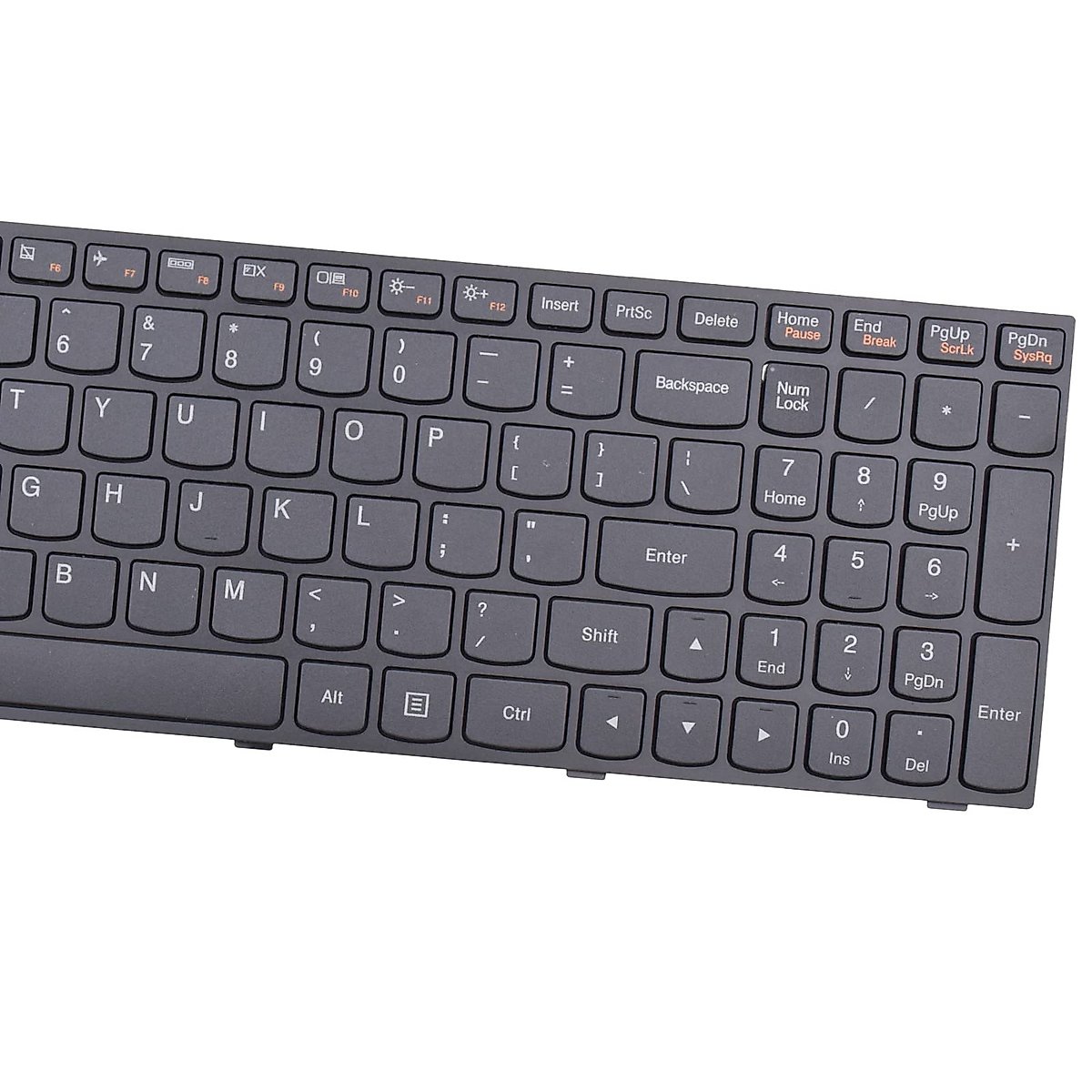SUNMALL Laptop Keyboard Replacement with Frame Compatible with Lenovo LdeaPad Flex 2 15 B50 B50-30 B50-45 B50-70 B50-80 B51-80 G50 G50-30 G50-45 G50-70 G50-80 G50-75 Z50 US Layout