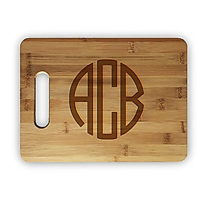 Custom Personalized Laser Engraved Bamboo Cutting Board - Wedding, Housewarming, Anniversary, Birthday, Holiday, Gift For Him, For Her, For Boys, For Girls, For Husband, For Wife, For Them, For Couple