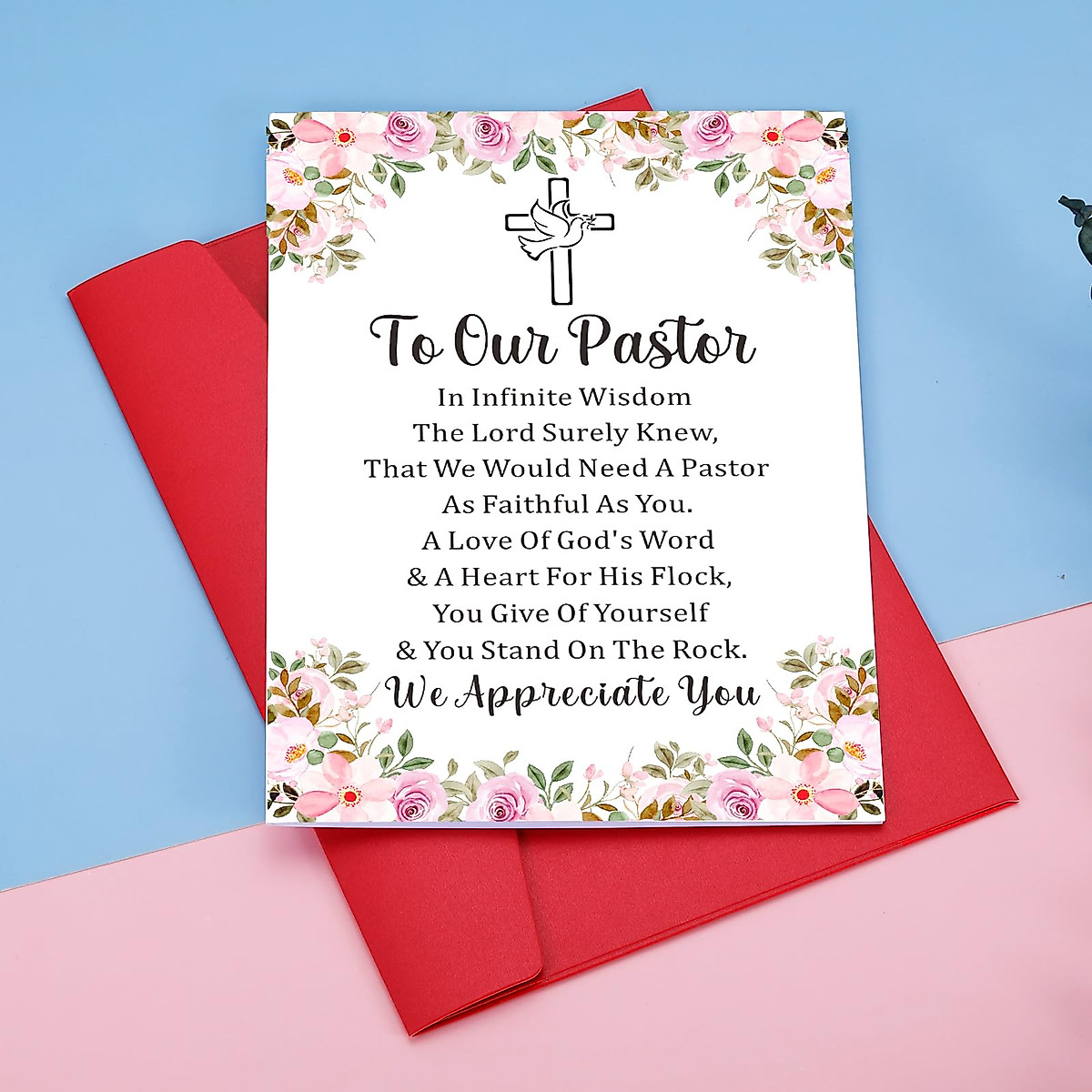 Pastor Gifts for Men Pastor Appreciation Gifts Ministry Clergy Appreciation Cards for Minister Stocking Stuffers Christian Gifts for Women Anniversary Religious Gifts for Women Catholic Gifts for Men