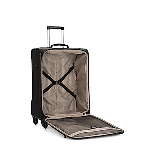 Kipling Parker Medium Rolling Luggage Black Tonal
