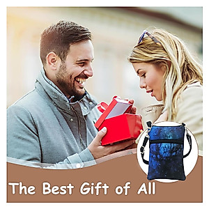 Auony Buffalo Plaid Crossbody Bag,Zipper Shoulder Purse Wristlet Phone Purse Bag