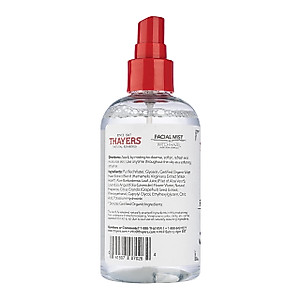 Thayers Alcohol-Free Witch Hazel Facial Mist Toner with Aloe Vera, Lavendar, Soothing and Hydrating, For All Skin Types, 8 oz