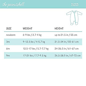 The Peanutshell Footed Baby Sleepers for Girls, Purple Woodland Animals, 3 Pack Set (9M)