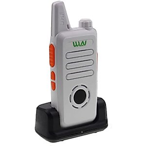 WLN KD-C1 KD-C1plus Mini Handhel Porable Two Way Radio UHF Transceiver Walkie Talkie with Dock Charger White