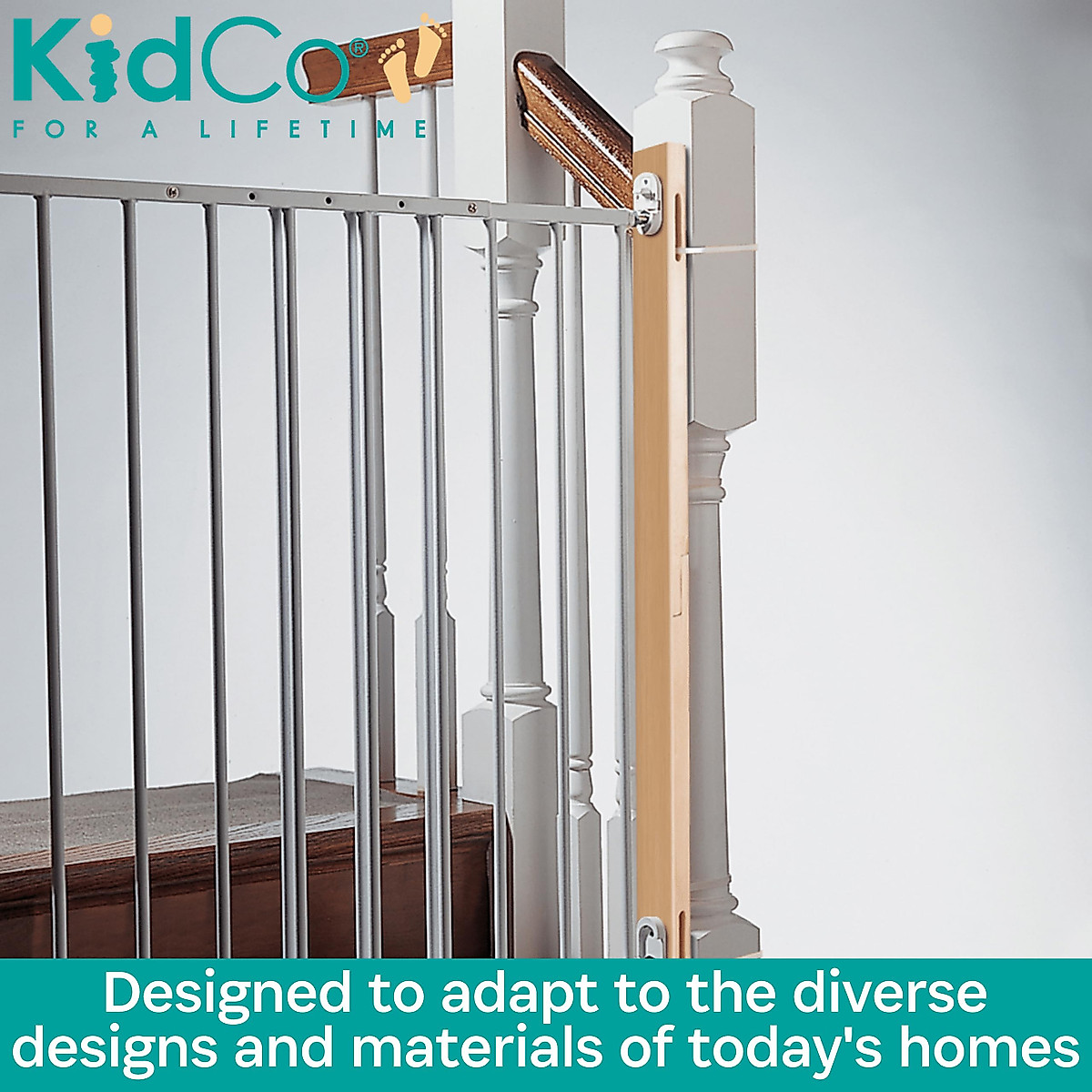 KidCo K13 Universal Gate Kit - Easy to Install on Wood Furniture, Dry Wall & Wrought Iron