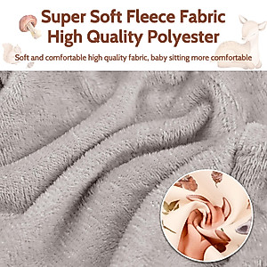 Baby Seat Cover Compatible with Bumbo Seat, Soft Comfortable Seat Cover for Baby Girl Boy, Breathable Removable Cover for Baby Seat, Machine Washable, Watercolor Animal