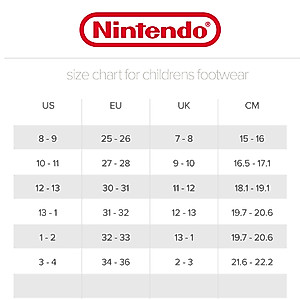 Super Mario Boys Slippers, Mario Kart Mismatched A-Line, Black, Size 10/11