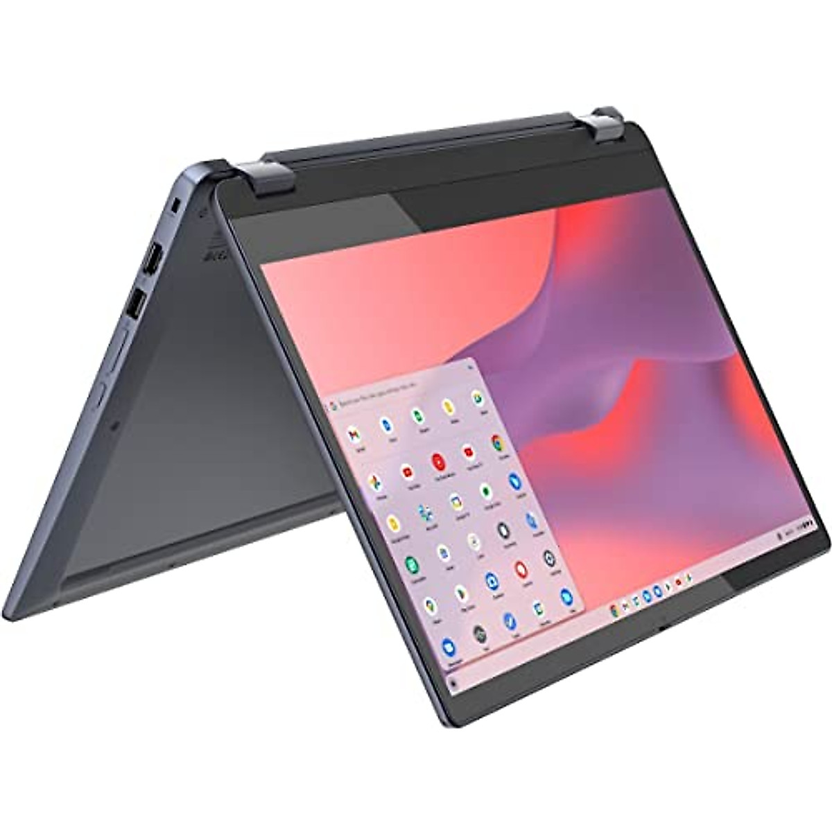 Lenovo Ideapad 2023 Newest Flex X360 Chromebook Spin 2-in-1 Convertible Laptop Business, Intel Celeron N4500 Processor, 15.6" FHD IPS Touchscreen, 4GB RAM, 64GB eMMC,WiFi 6, Chrome OS+MarxsolCables