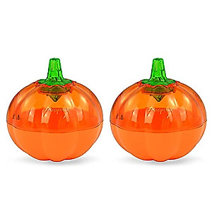 ASPECTEK Fruit Fly Trap Pumpkin Shape, Pack of 2, Orange