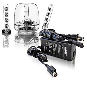 HQRP AC Adapter Works with Harman Kardon SoundSticks I, II, III, 1, 2, 3 Multimedia Speaker System Sound Sticks Power Supply Cord 16V 1.5A NU40-2160150-I3 AP3211-UV 700-0036-001 + Euro Plug Adapter