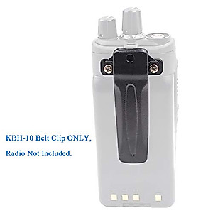 KBH-10 Belt Clip Compatible for Kenwood TK-270G TK-272G TK-2200 TK-3200 TK-3300 TK-280 TK-380 TK-290 TK-390 TK-260G TK-2302 TK-3302 Radio (6 Pack)