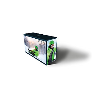 Gizmo Riders Skidrifter by Plastkon Snow Slope Racer Snow Sled for Kids or Adults with Advanced Manual Stability Program Button in Pink