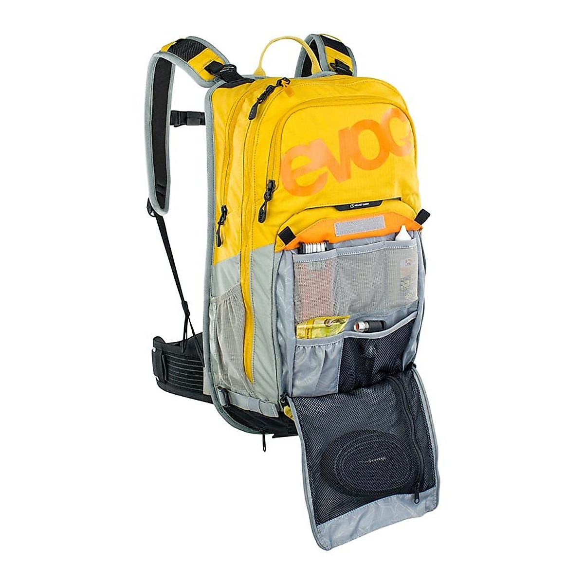 Evoc, Stage 18, Hydration Bag, Volume: 18L, Bladder: Not included, Curry - Stone