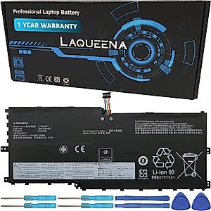 LAQUEENA L17M4P71 Laptop Battery Compatible with Lenovo ThinkPad X1 Yoga 3rd Gen 2018 Series Notebook L17M4P73 L17C4P71 01AV474 01AV475 01AV499 02DL003 SB10K97623 SB10K97624 SB10K97638 54Wh