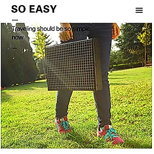 Stainless Steel BBQ Barbecue Grill Charcoal Portable Barbecue, Smoker Grill for Outdoor Cooking Camping Picnic Outdoor Garden Charcoal BBQ Grill Party Suitable for 3 to 5 People