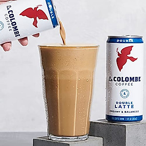 La Colombe Double Shot Draft Latte - 9 Fluid Ounce, 16 Count - Cold-Pressed Espresso and Frothed Milk - Made With Real Ingredients - Grab And Go Coffee