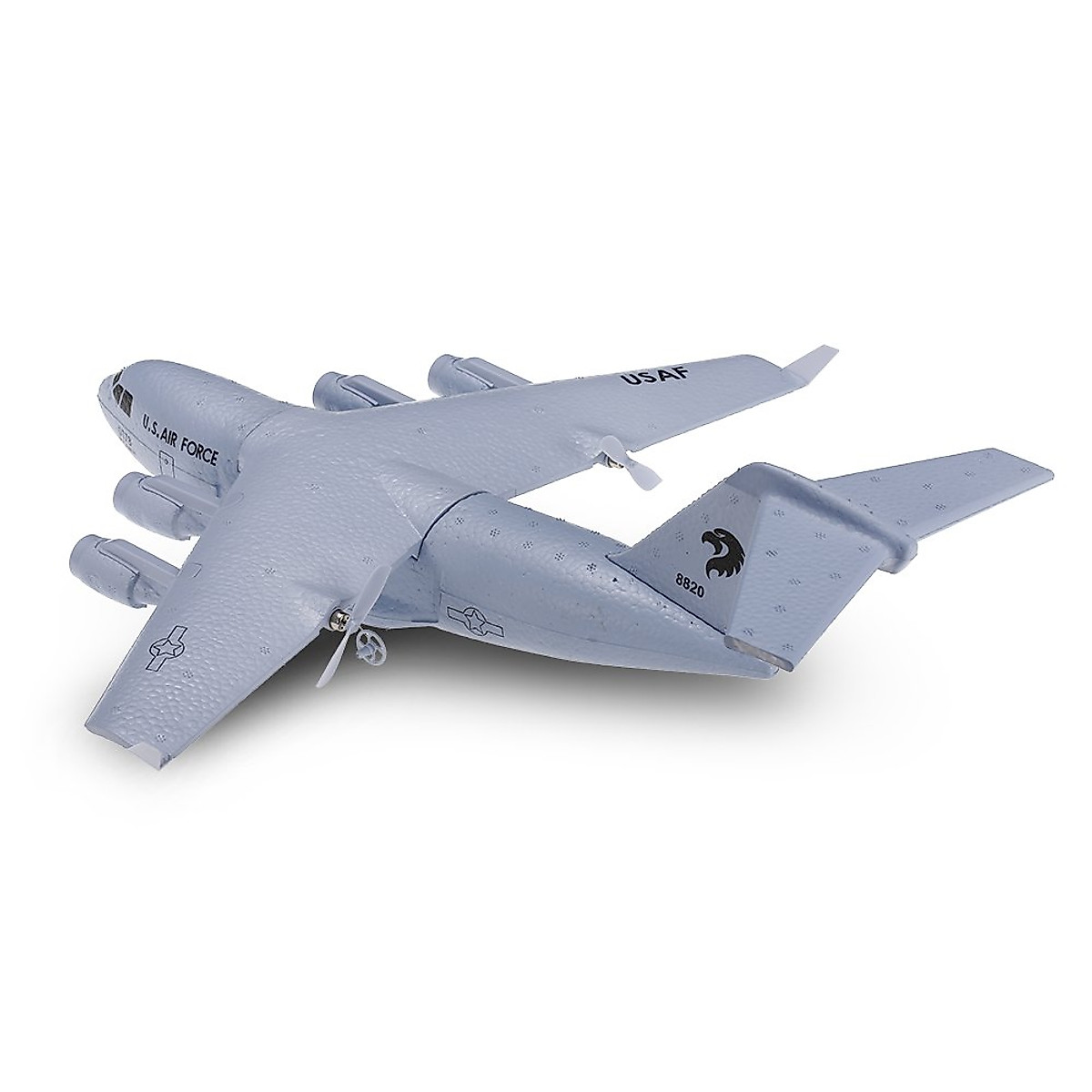 GoolRC C-17 RC Airplane, 2.4GHz 2CH Remote Control Airplane, Military Transport Aircraft with 373mm Wingspan, EPP Foam Fixed-Wing RC Plane, Easy to Fly for Beginners, Kids and Adults