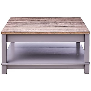 Ameriwood Home Carver Coffee Table, Gray