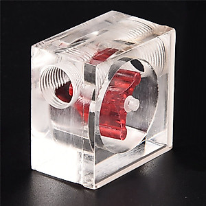 G1/4 Threaded Meter Indicator for PC Computer Water Cooling System[Quadrate 2 Ways]
