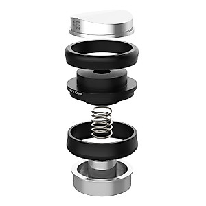 Normcore 58.5mm Coffee Distributor & Tamper - Dual Head Coffee Leveler - Adjustable Depth Leveler - Espresso Hand Tamper Fits All 58mm Espresso Portafilter