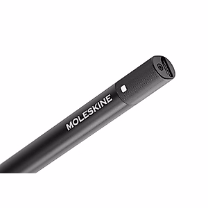 Moleskine Pen+ Ellipse Smart Pen - Designed for Use with Moleskine Notes App for Digitally Storing Notes (Only Compatible with Moleskine Smart Notebooks, Sold Separately), Black, One Size (718889)