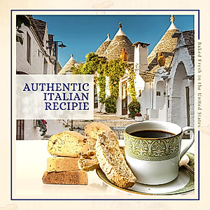 Nonni's La Dolce Vita Almond Biscotti - 2 Tubs - 34oz of Biscotti Italian Cookies - Italian Biscotti Cookies - Biscotti Jar - Biscotti Packed w/California Whole Almonds - Perfect w/Coffee - Kosher