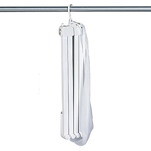 Household Essentials Stackable Flat Clothes Drying Rack, Mesh Surface with PVC Frame, white