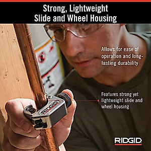 RIDGID 32985 Model 104 Close Quarters Tubing Cutter, 3/16-inch to 15/16-inch Tube Cutter