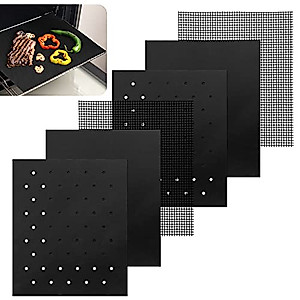 Reusable Liners for Toaster Oven,6Pcs 9 x 11 inch Non Stick Air Fryer Mat,Easy Clean Toaster Mat ,Compatible with Cuisinart, Breville, Black & Decker Air Fryer Oven Toaster