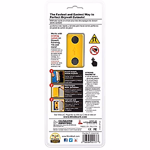 Calculated Industries 8120 Plug Mark Drywall Electrical Box Cutout Locator for Existing Electrical Outlets in Rehabilitation and Replacement Work, Red