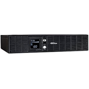 CyberPower OR2200PFCRT2U PFC Sinewave UPS System, 2000VA/1540W, 8 Outlets, AVR, 2U Rack/Tower