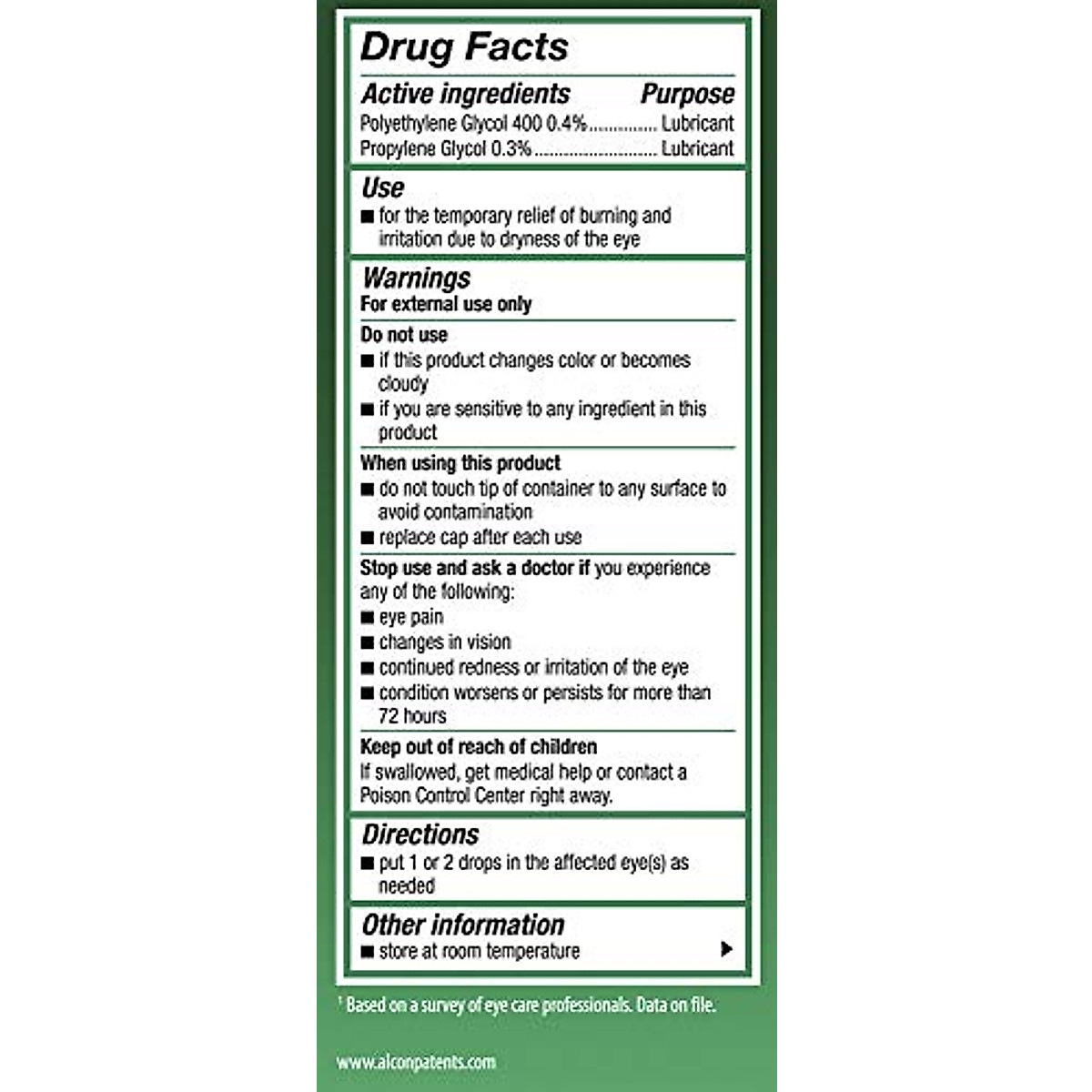 Systane Long Lasting Lubricant Eye Drops, 1 Fl. Oz (Pack of 1)