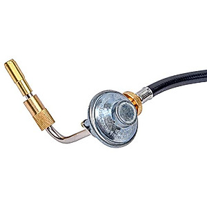 GasSaf 3 FT Propane Adapter Hose with Regulator,1 lb to 20 lb Converter Gas Regulator fit for Blackstone 17”, 22” Tabletop Griddles,Pit Boss 2 Burner Table top Gas Griddles