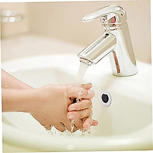 OSALADI 60pcs Washbasin Overflow Hole Bath Sink Sanitary Sink Ring Sink Hole Sink Overflow Trim Ring Sink Overflow Covers Wash Sink Ring Kitchen Accessory Basin Sink Strainer White Plastic