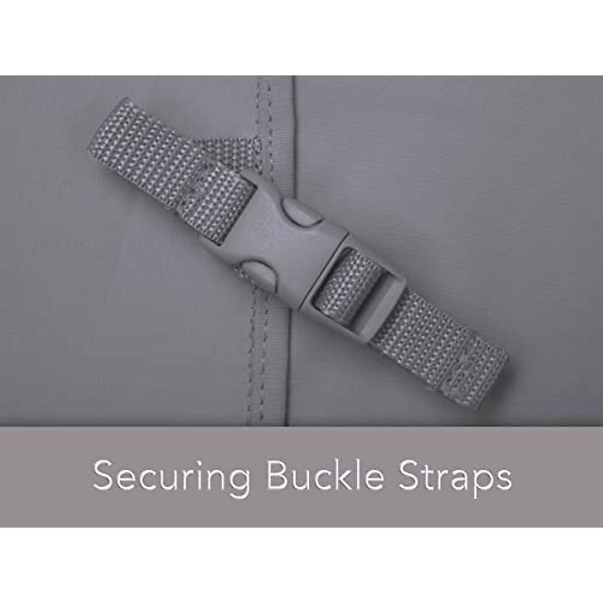 Covermates Round Firepit Cover – Water-Resistant Polyester, Mesh Ventilation, Fire Pit Covers-Charcoal