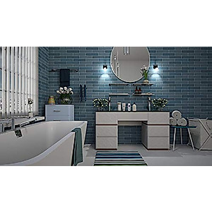 Hair Dryer Holder Wall Mount - Hair Dryer Organizer - Stainless Steel Blow Dryer Holder Wall Mount, Keeps Your Bathroom Kitchen Washroom Tidy, Pack of 2