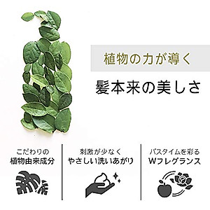 BOTANIST Botanical Shampoo [Moist] Net wt. 490mL/ 16.6 fl oz.