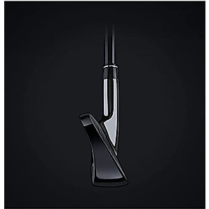 Golf Club Iron Men NSR3#7 Irons Right Handed Professional Practice Pole Stainless Steel Head Mens 37'' Golf Club Putter Golf Driver (Black,Steel Rod)