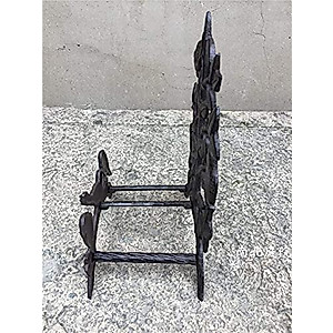 Riyyow Retro cast Iron Wrought Iron six Bird Garden Water Pipe Rack Garden Rack Garden Home Wall Decoration Water Pipe Bracket Drain Pipe-European Style (Color : A)
