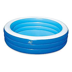 Blue Wave NT6122 7.5ft x 22in Deep Round Family w/Cover Inflatable Pool