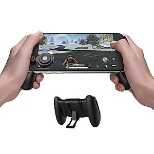 GameSir F1 Grip Game Controller Mobile Joystick Gamepad, Ergonomic Design Handle Holder Handgrip Stand for PUBG Fortnite, Support 5.5''-6.5'' Smartphone