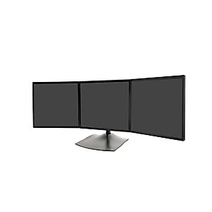 Ergotron – DS100 Triple Monitor Stand for Desk, Three Monitor VESA Mount – for 3 Monitors Up to 21 Inches, 0 to 31 lbs Each
