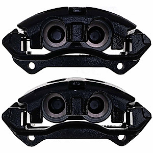 Power Stop S5236BLK Front Pair of High-Temp Black Powder Coated Calipers For Ford Expedition 2010-2021, Ford F-150 2010-2011, Lincoln Navigator 2010-2021 [Model Specific]