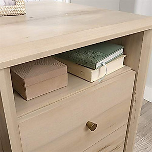Sauder Willow Place Desk, L: 52.13" x W: 19.29" x H: 29.61", Pacific Maple Finish