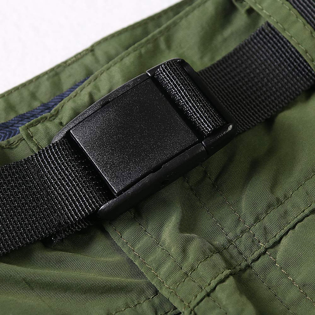 OCHENTA Boys' Quick Dry Cargo Hiking Shorts Elastic Waist Toddler Athletic Outdoor Scout Fishing Army Green Tag 110-3T/4T